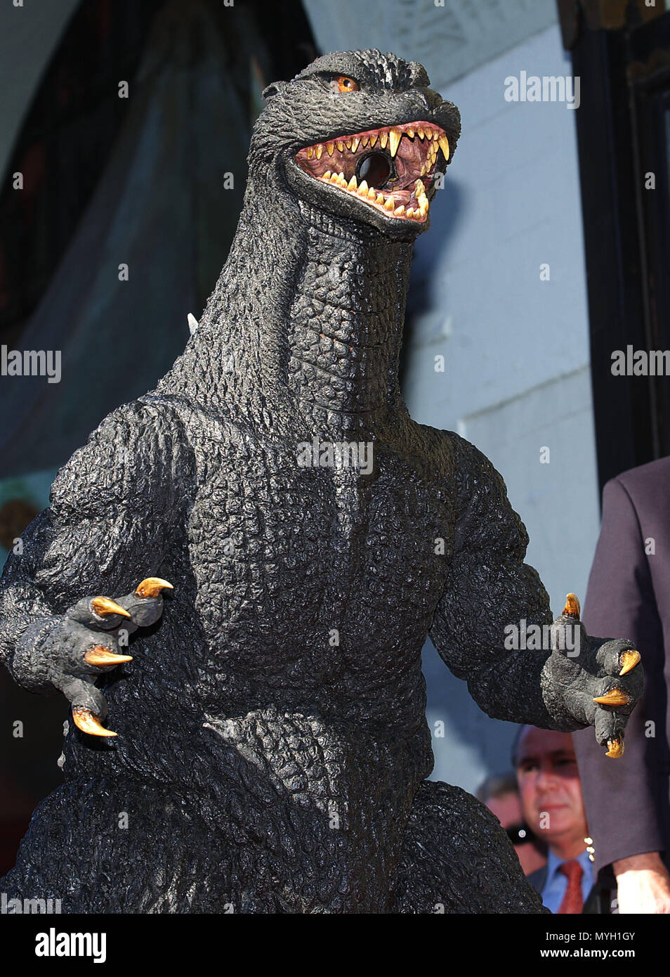 Godzilla received the 2271th star on the Hollywood Walk of Fame in Los ...