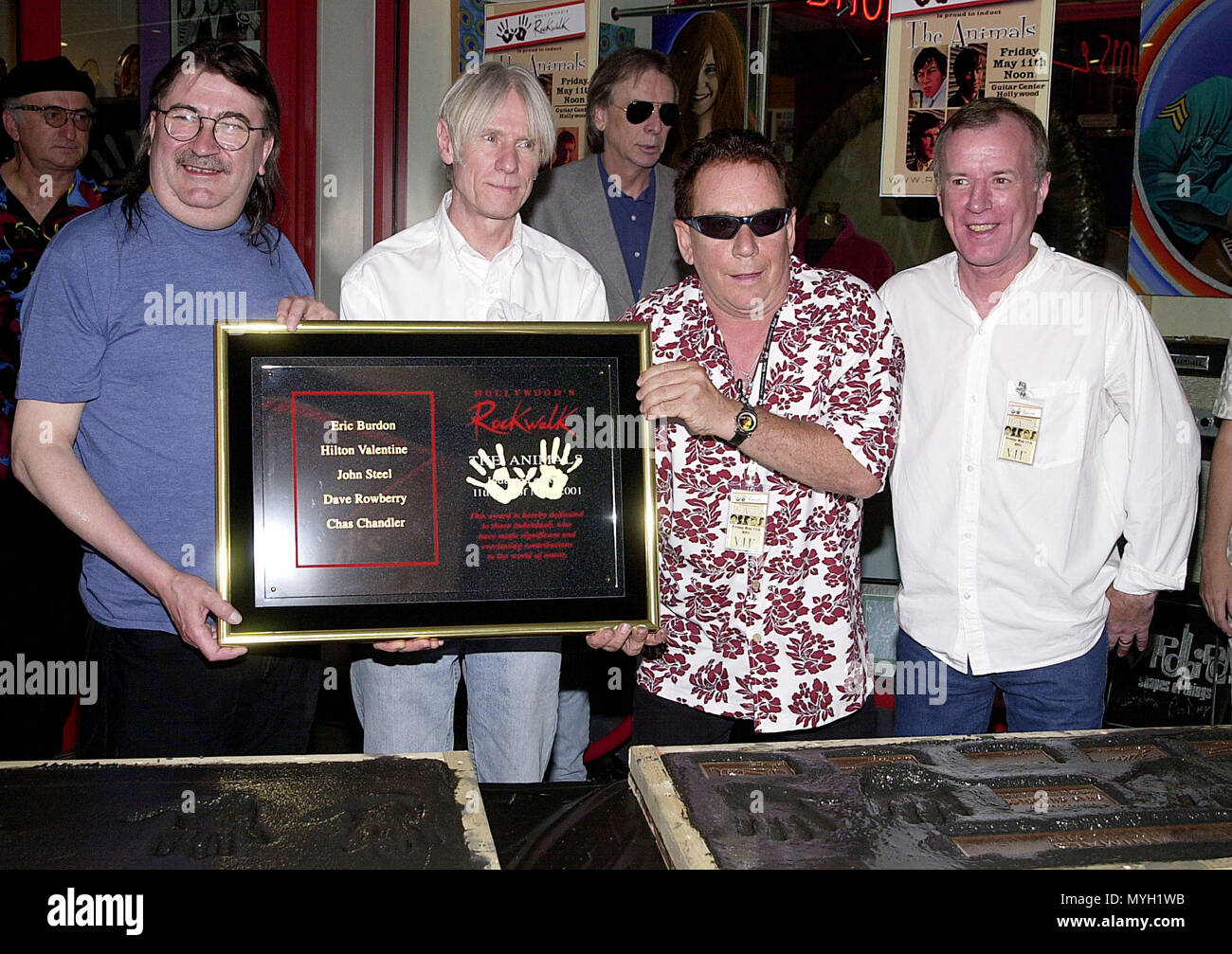 Members of the legendary '60s British group The British pose together ...