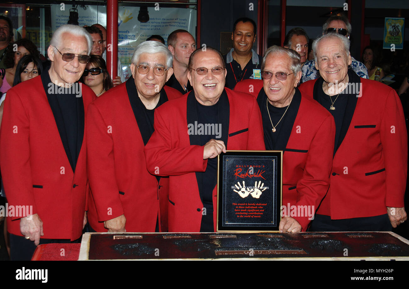 The Five Surviving Members of the "Bill Haley and The Comets" , Franny ...