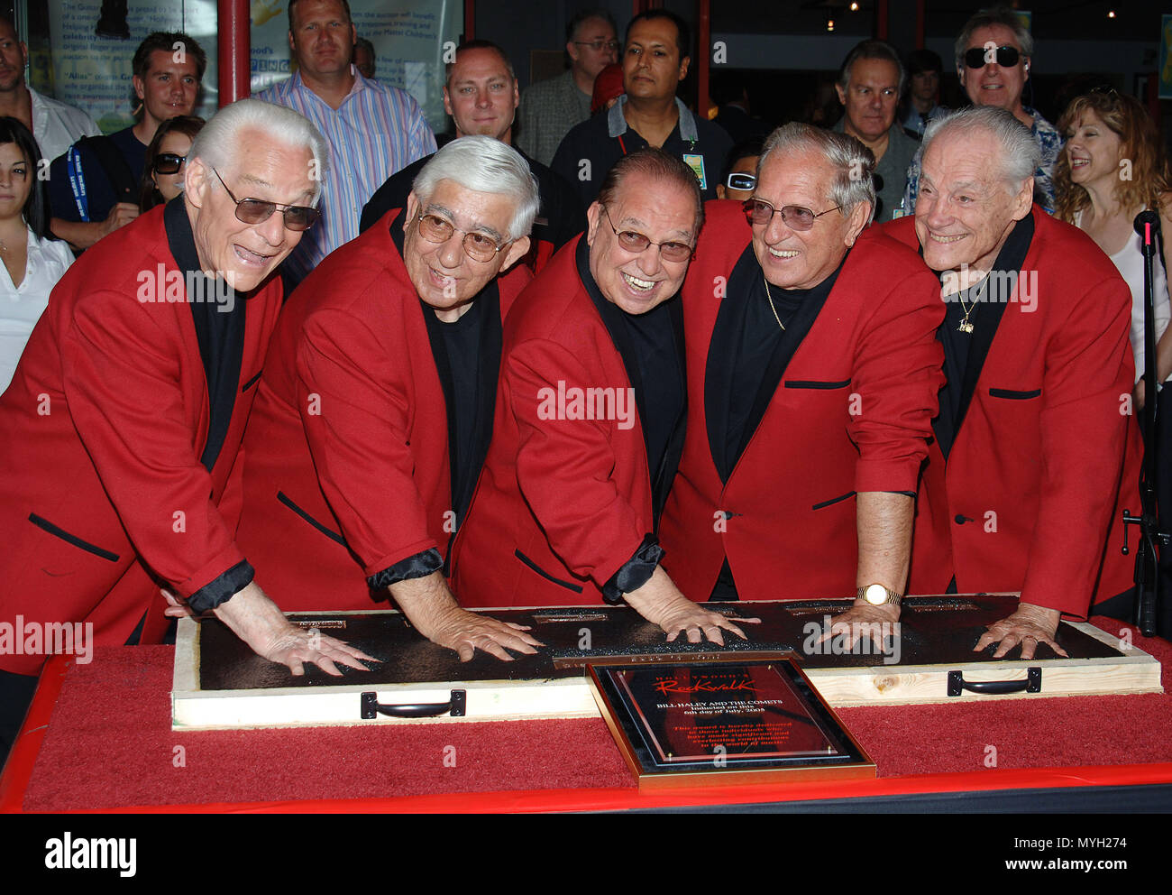 The Five Surviving Members of the "Bill Haley and The Comets" , Franny ...