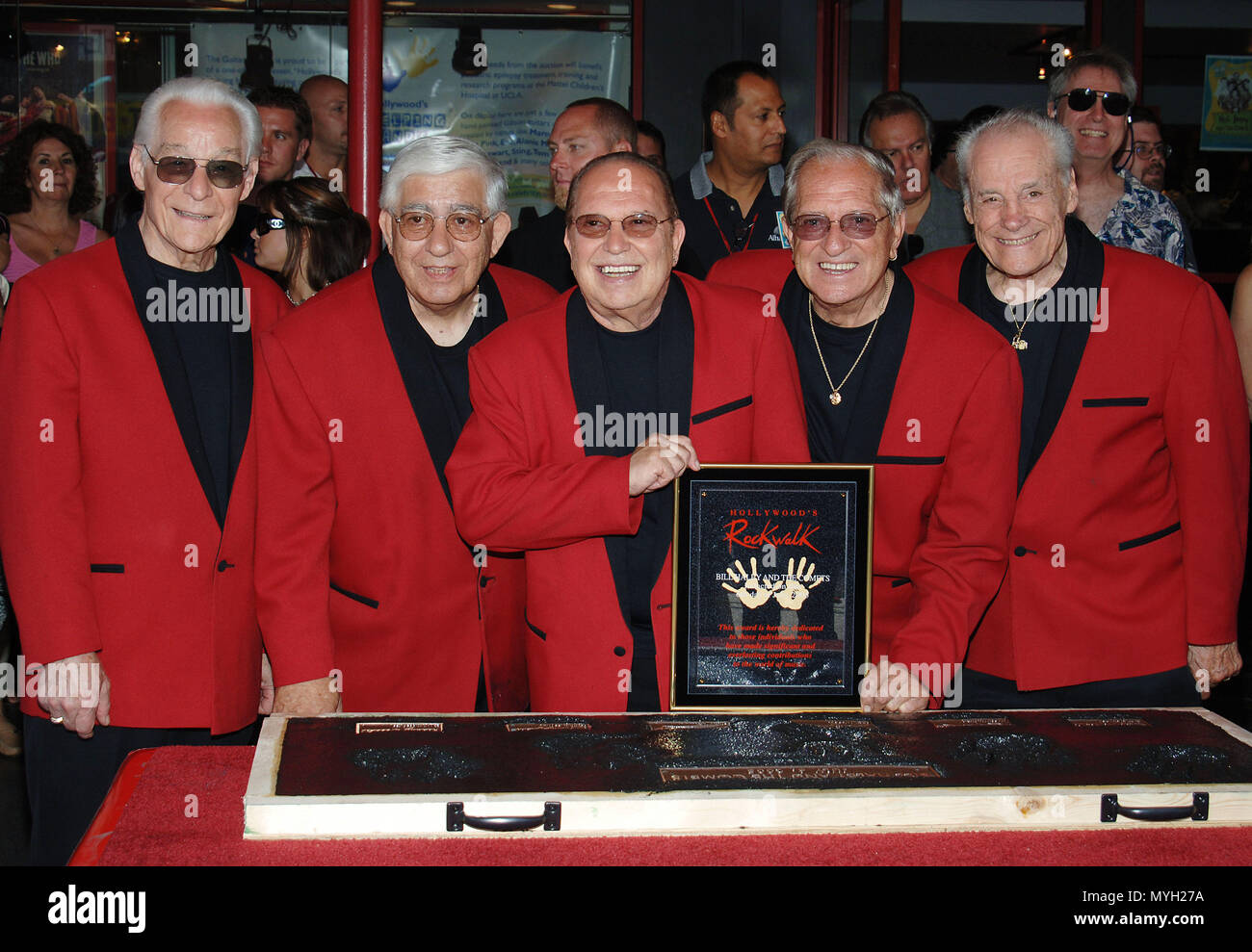 The Five Surviving Members of the "Bill Haley and The Comets" , Franny ...