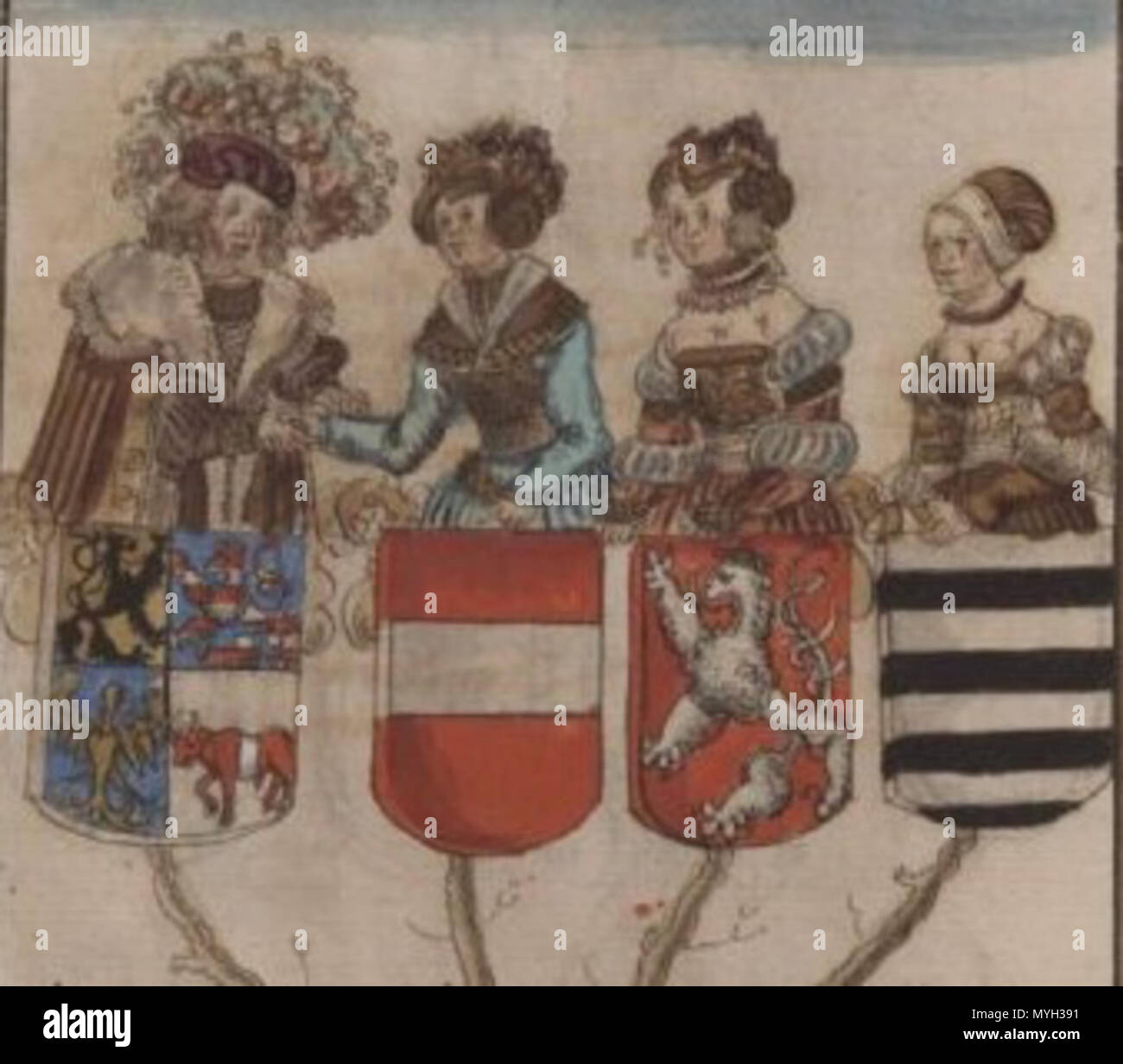 . Čeština: Jindřich Jasný a jeho tři manželky . 15th century. George ...