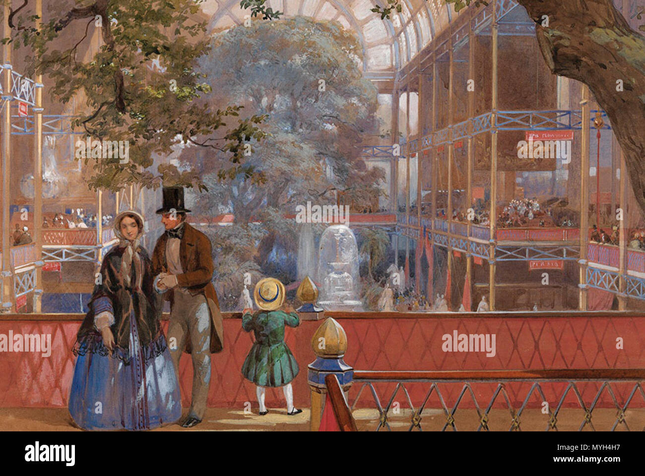 . English: John Absolon (1815-1895), The Transept from the South ...