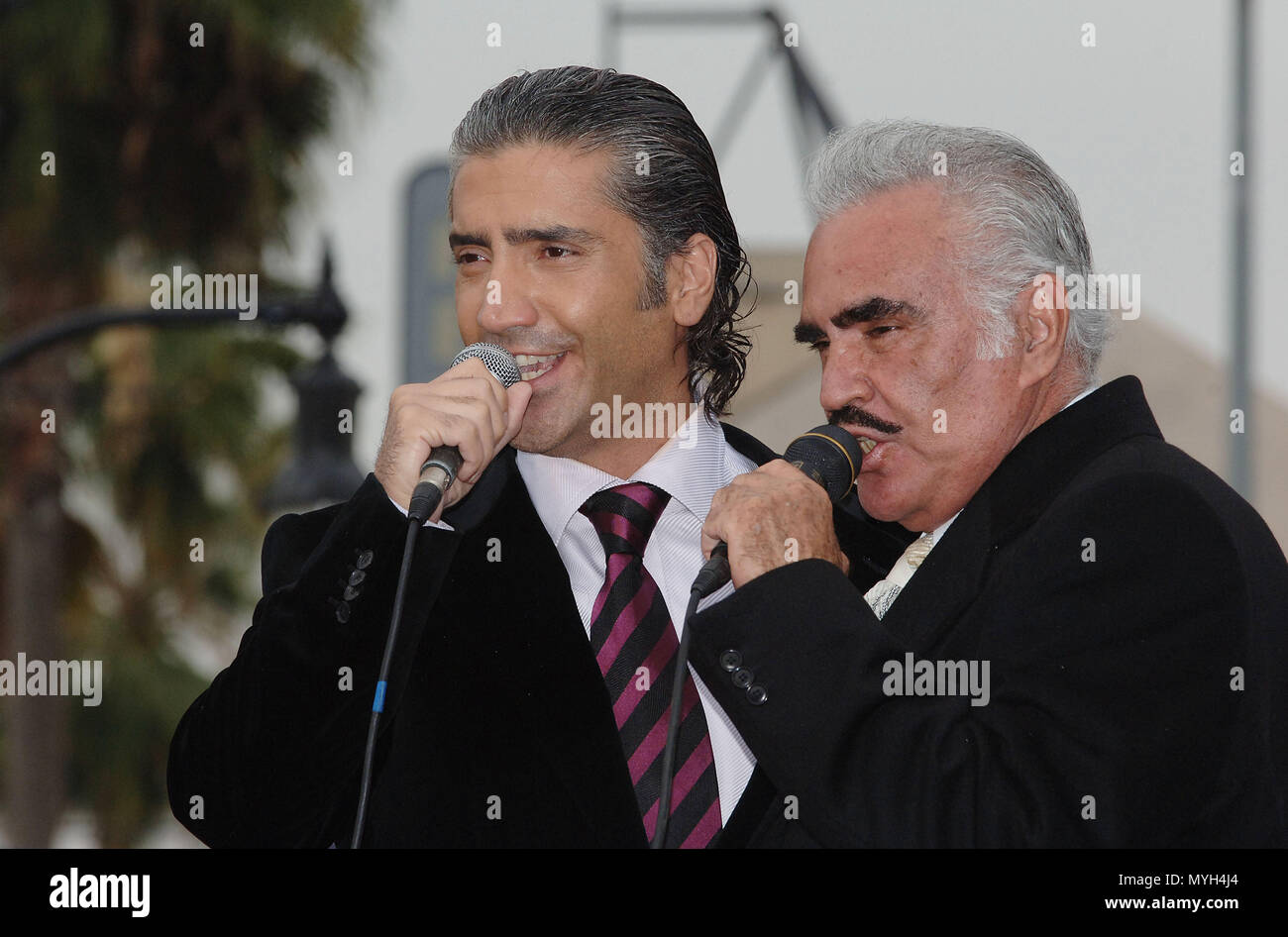 Alejandro Fernandez (performing with his dad Vincente) was honored with ...