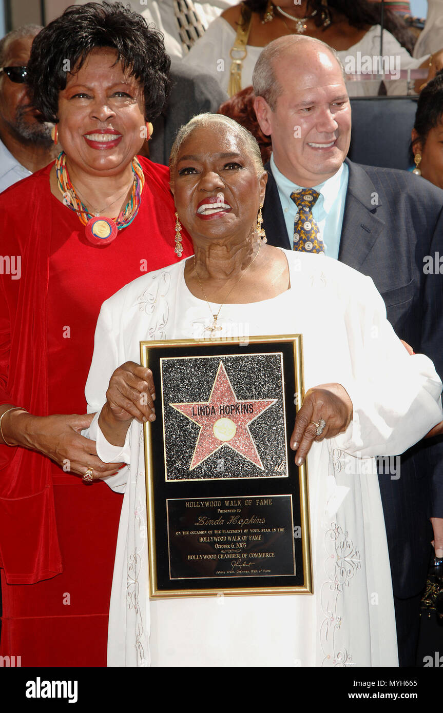 Linda Hopkins honored with a star on the Hollywood Walk of Fame in Los ...