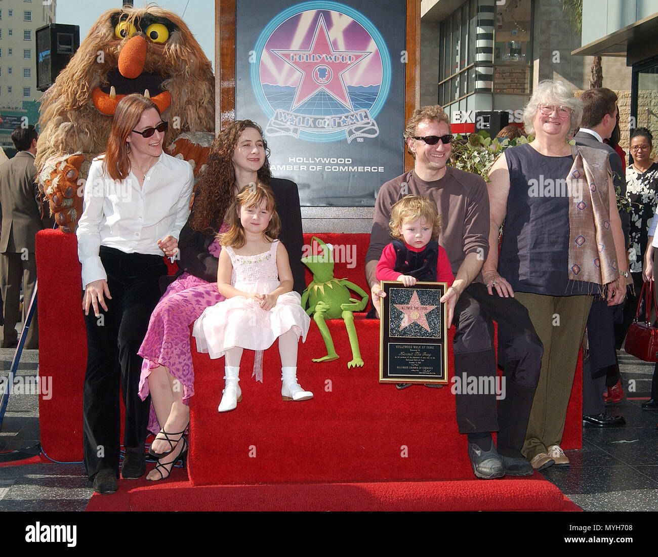 Henson's Family, son John and grand children at the 2208th star for ...