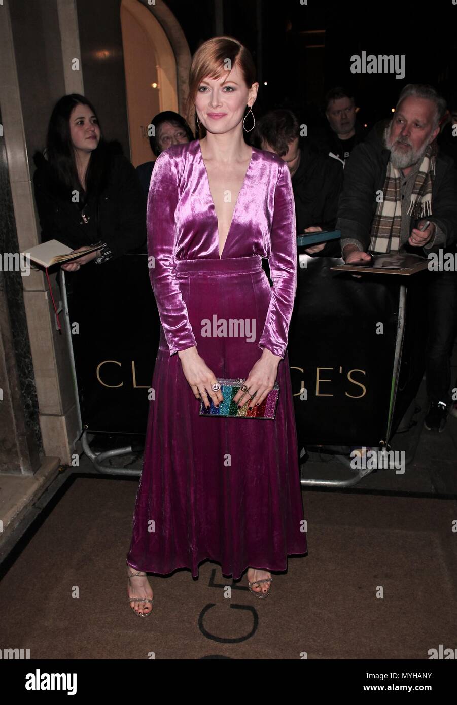 London, UK, 8th Febuary 2018: Emily Beecham attends the London Evening ...