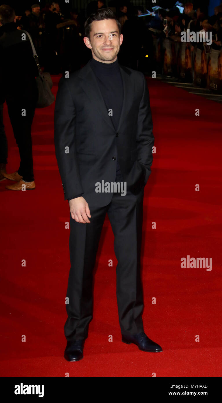 Feb 06, 2018 - Jonathan Bailey attending 'The Mercy' World Premiere at ...