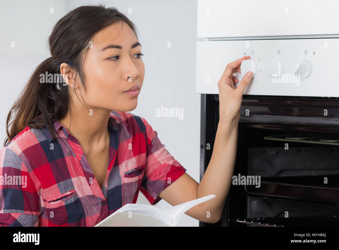 following the manual Stock Photo - Alamy