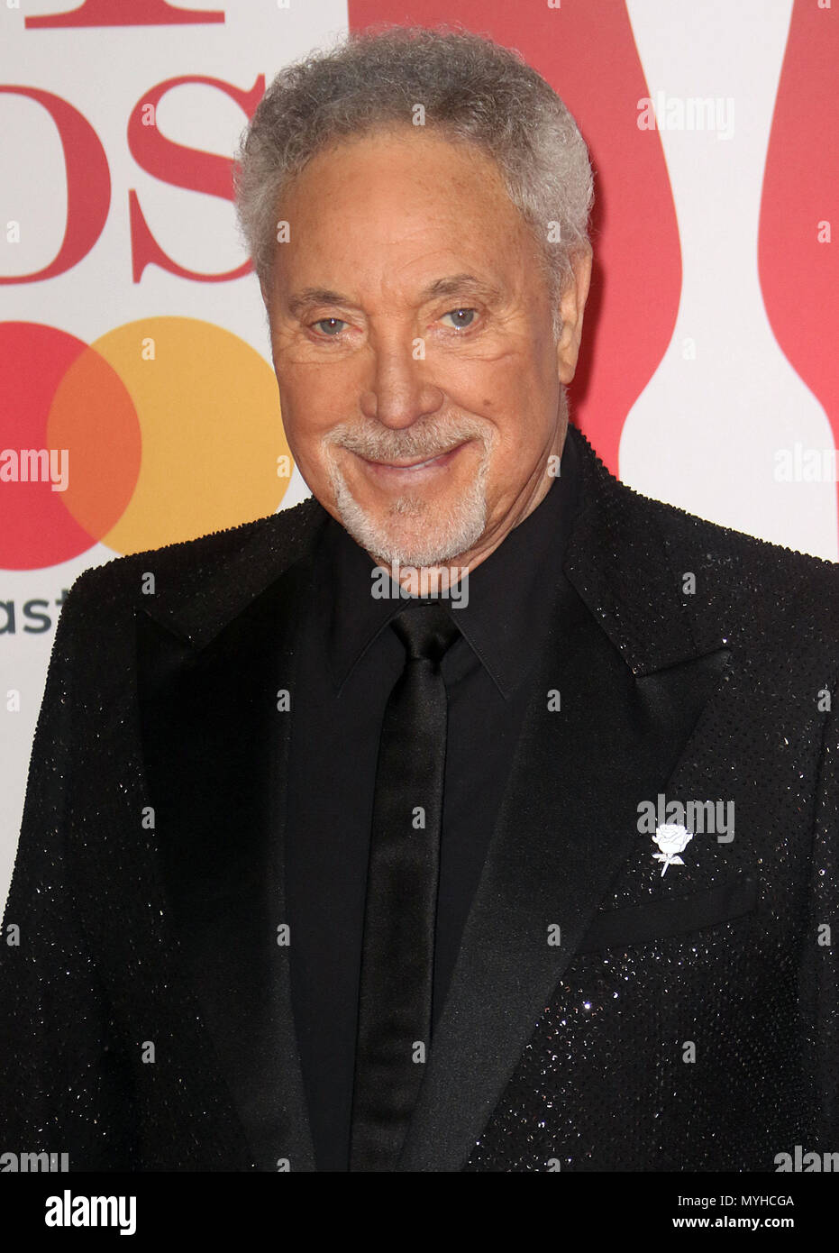 Feb 21, 2018 - Tom Jones attending the BRITS Awards 2018 at O2 Arena in ...