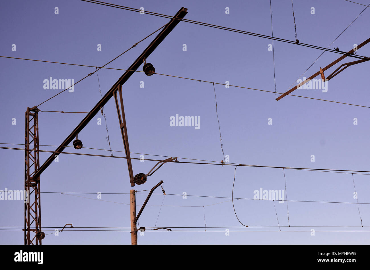 Railway Contact Wire High Resolution Stock Photography and Images - Alamy