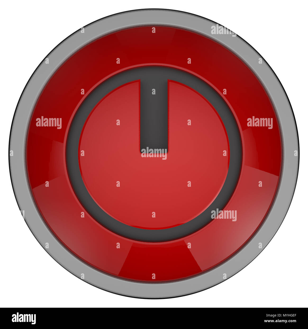 Switch on off symbol Cut Out Stock Images & Pictures - Alamy