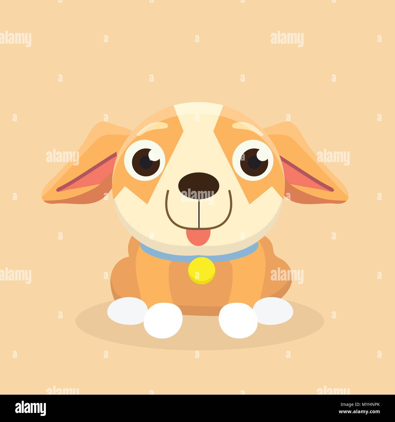 Cute brown chihuahua dog Stock Vector Images - Alamy