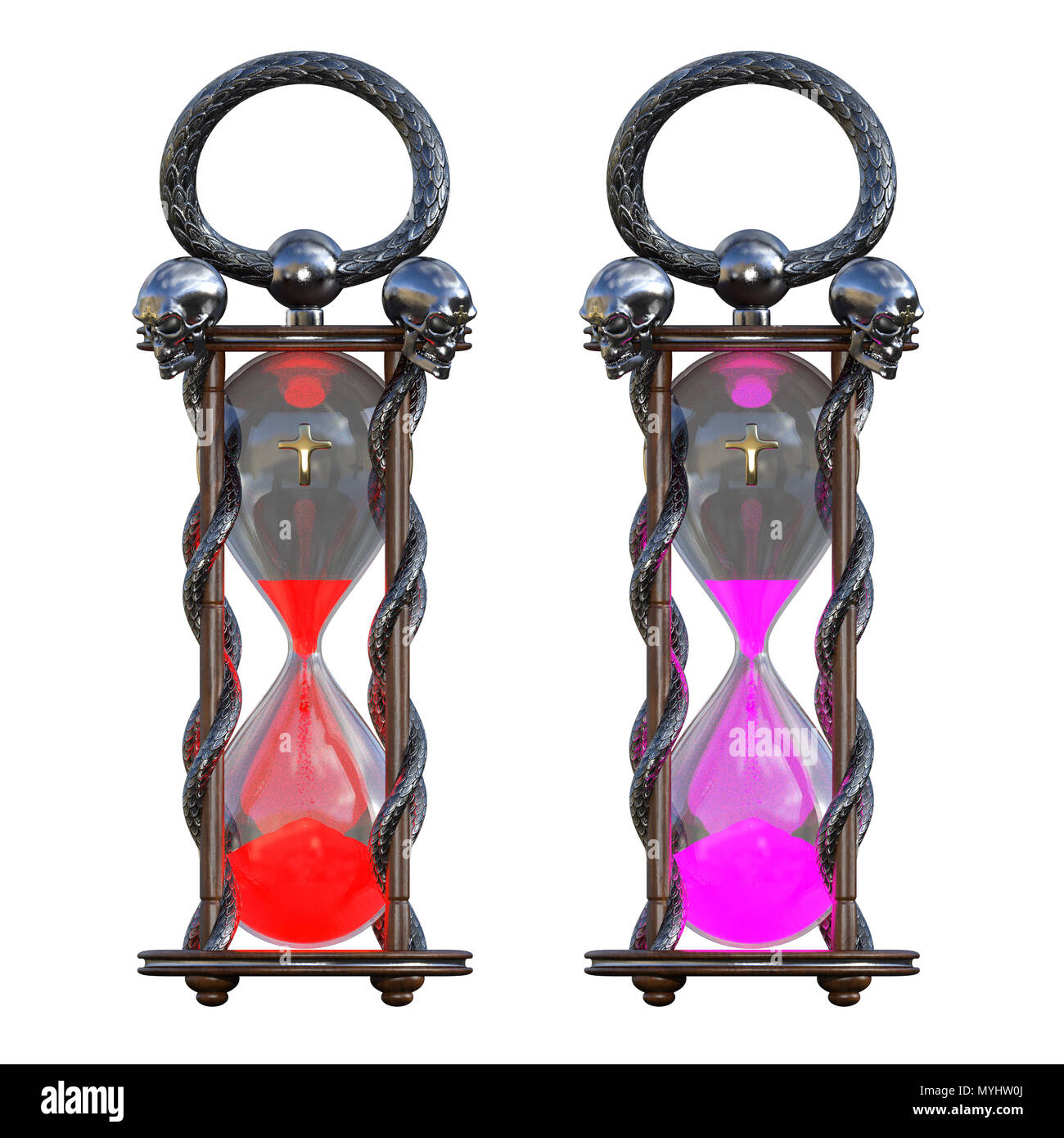 Skull handle Cut Out Stock Images & Pictures - Alamy