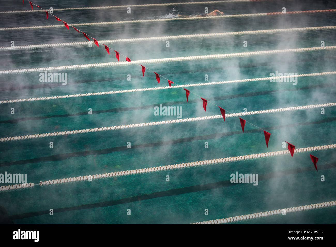 Swimming pool flags hi-res stock photography and images - Alamy