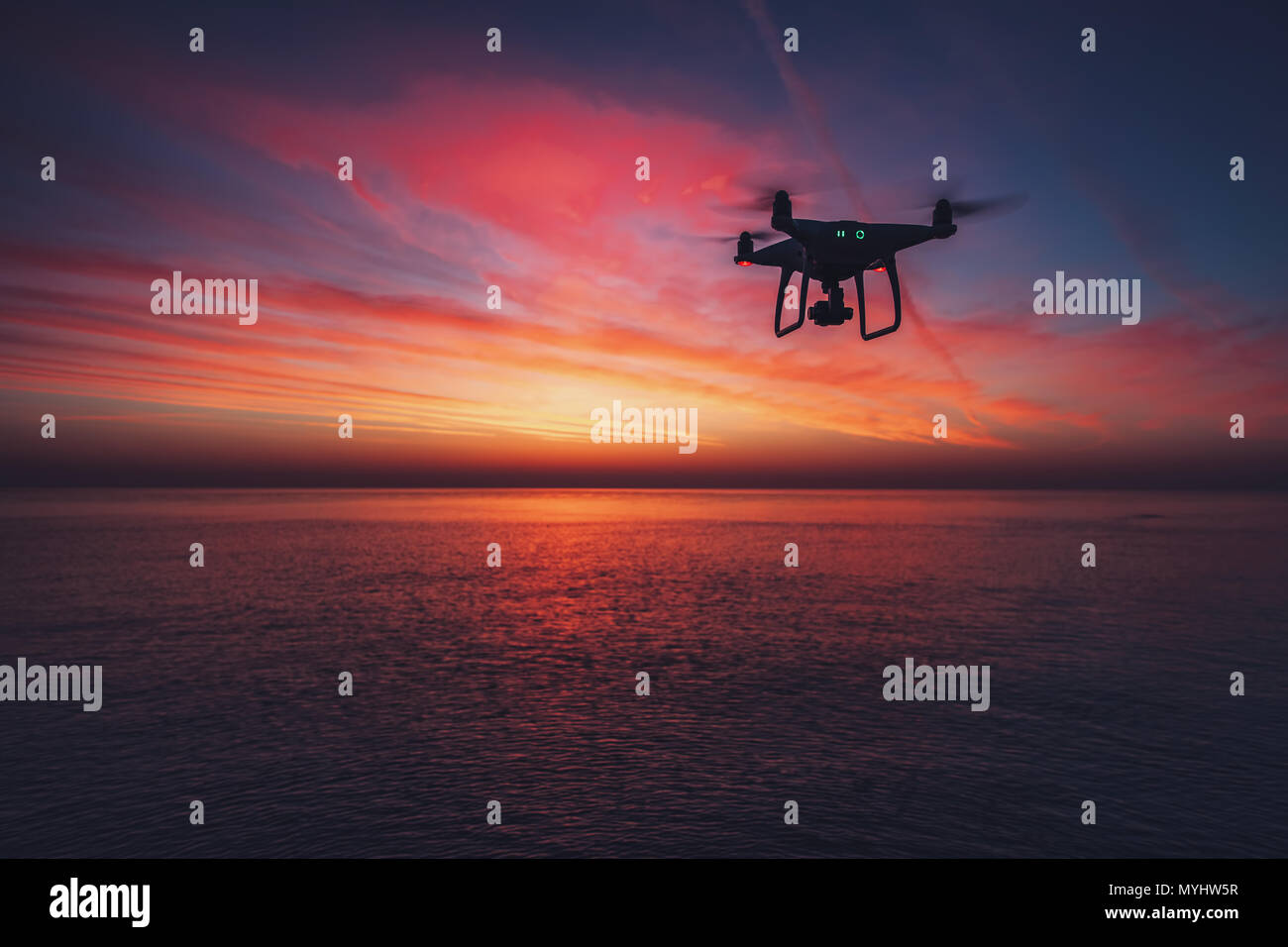 Beautiful sunset on remote beach hi-res stock photography and images ...