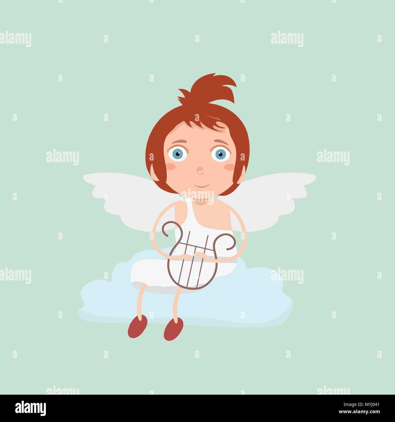 Baby cupid Stock Vector Images - Alamy