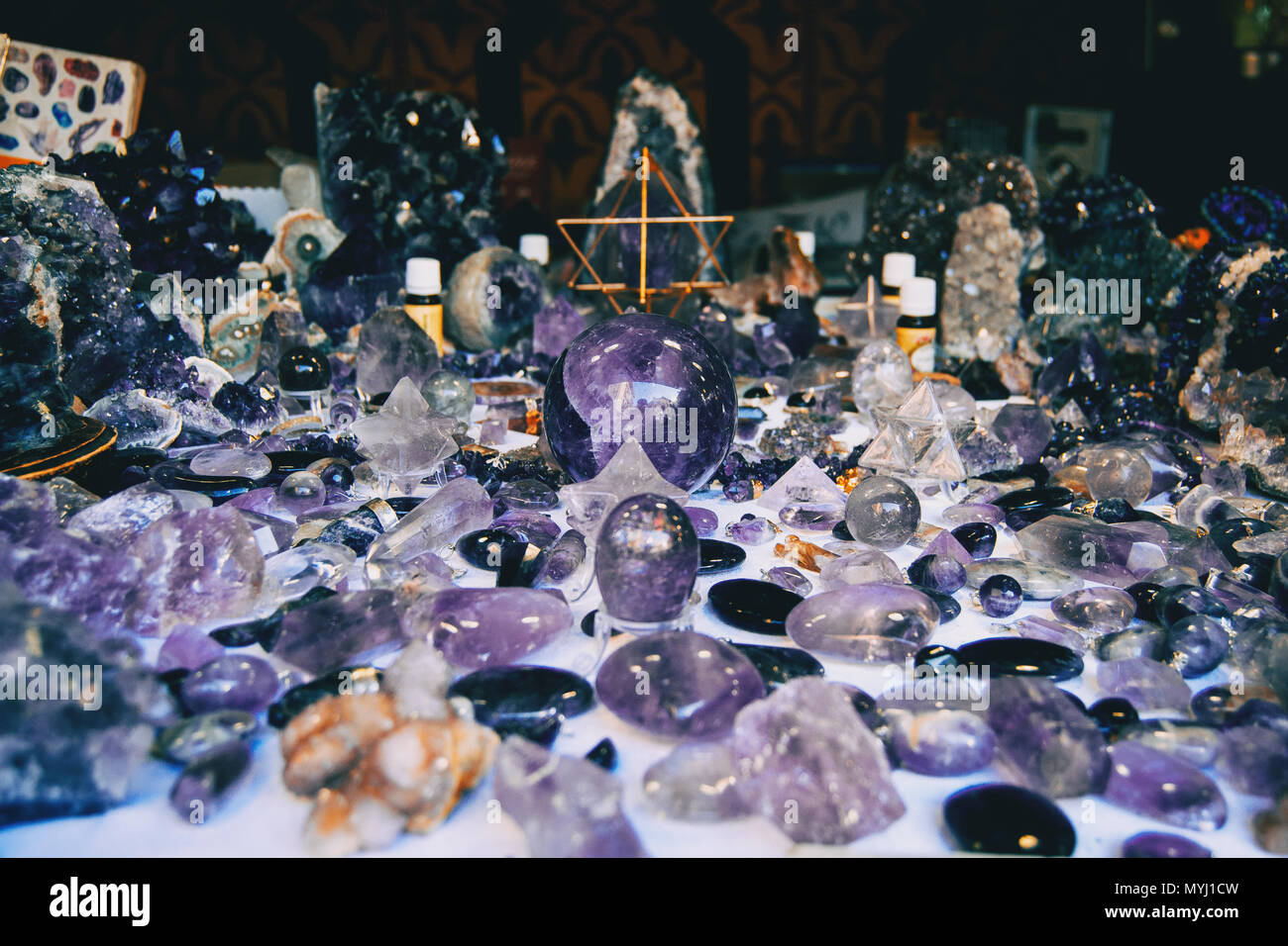 Amethyst bead hi-res stock photography and images - Alamy