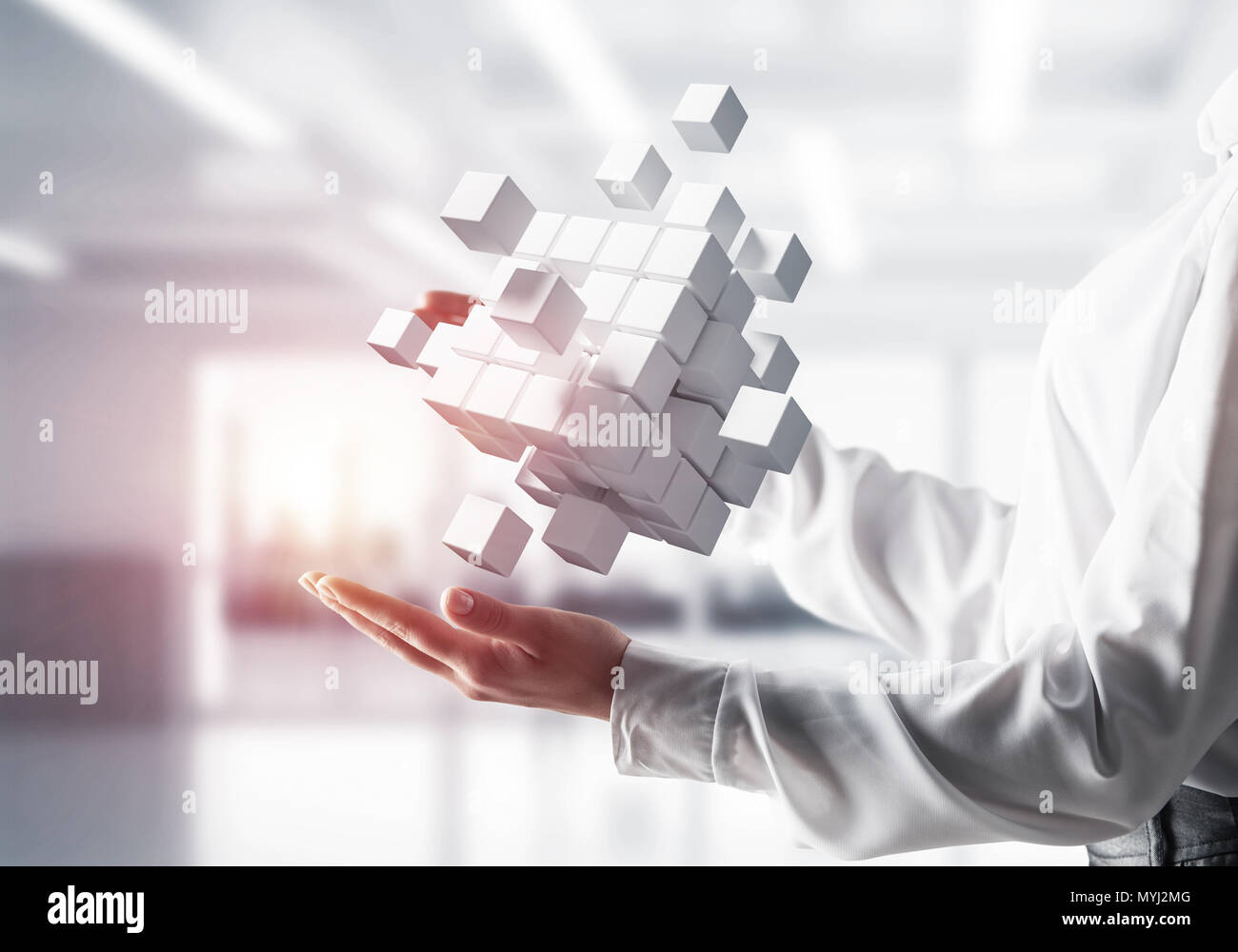 Deep analyzing and problem solving concepts Stock Photo - Alamy