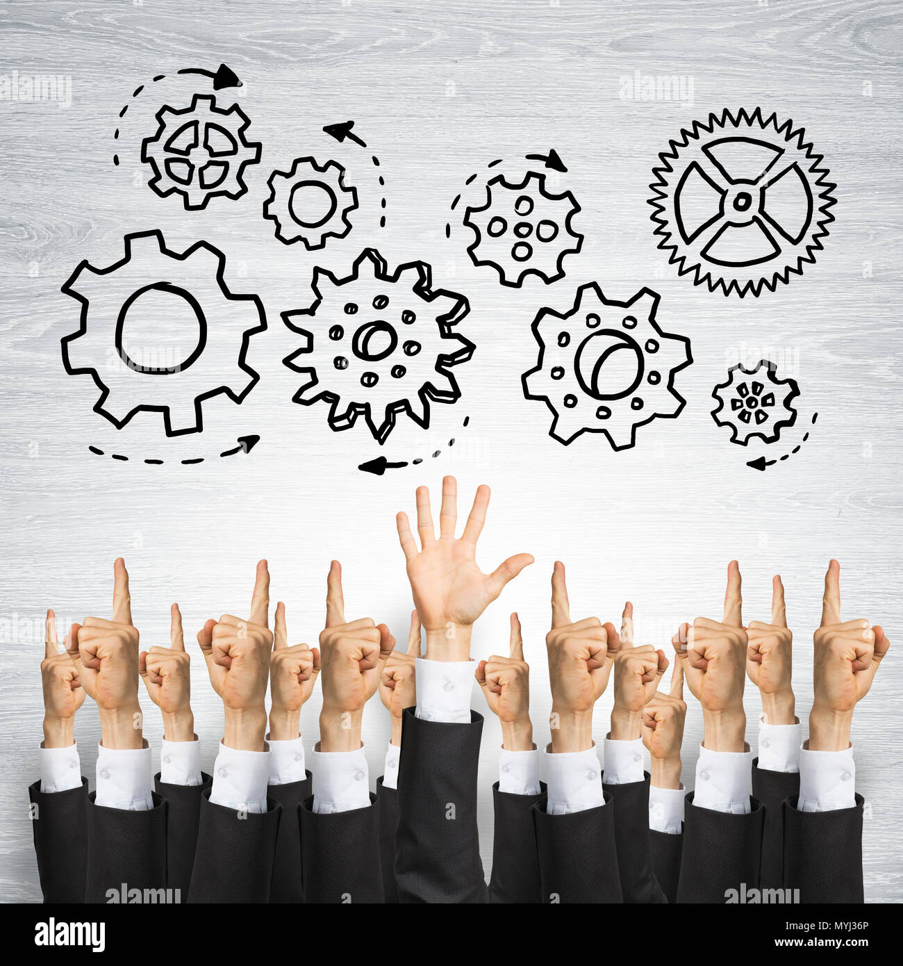 Business and teamwork concept Stock Photo - Alamy