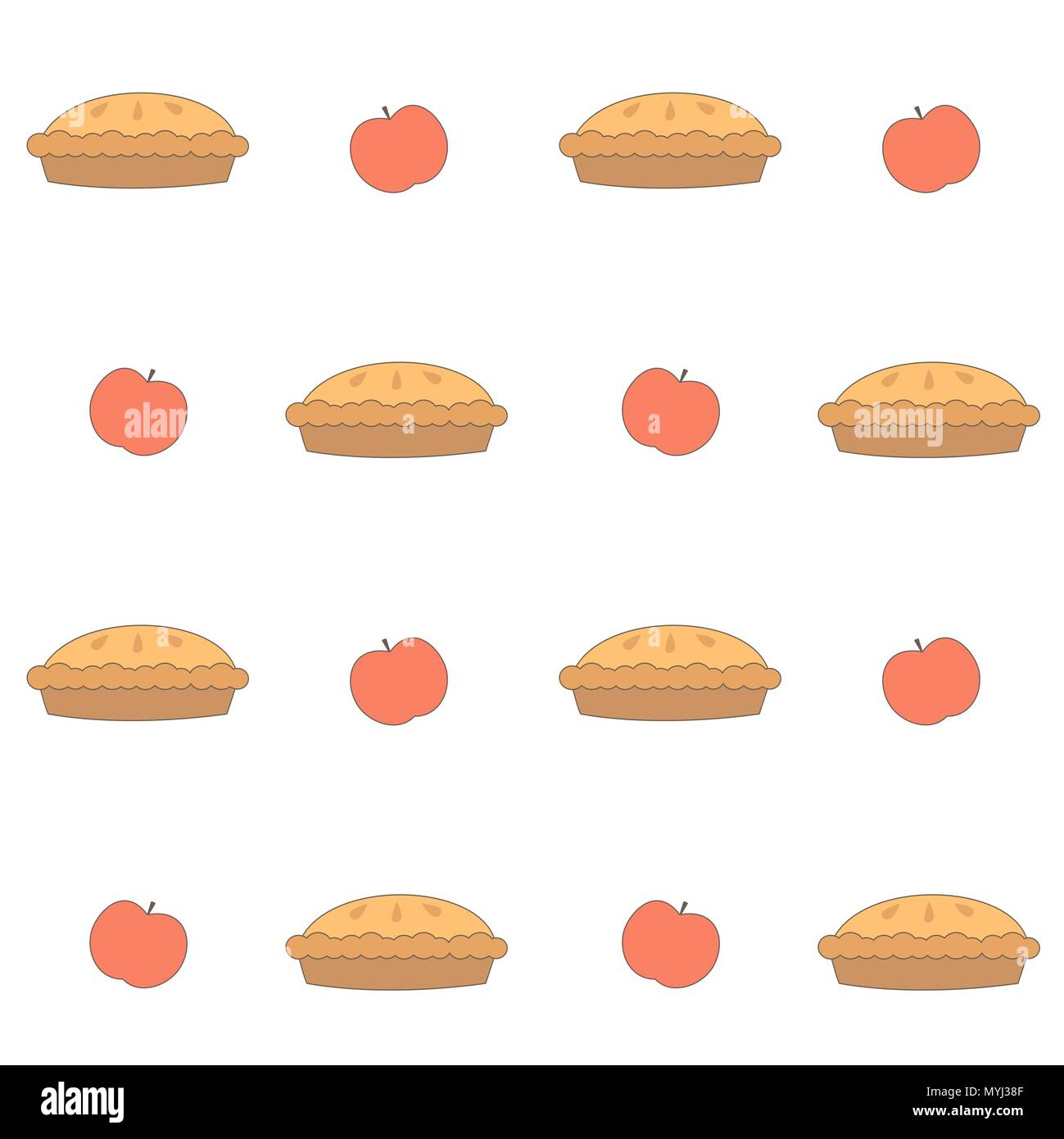 cute cartoon apple pies seamless vector pattern background illustration ... cute cartoon apple pies seamless vector pattern background illustration ...