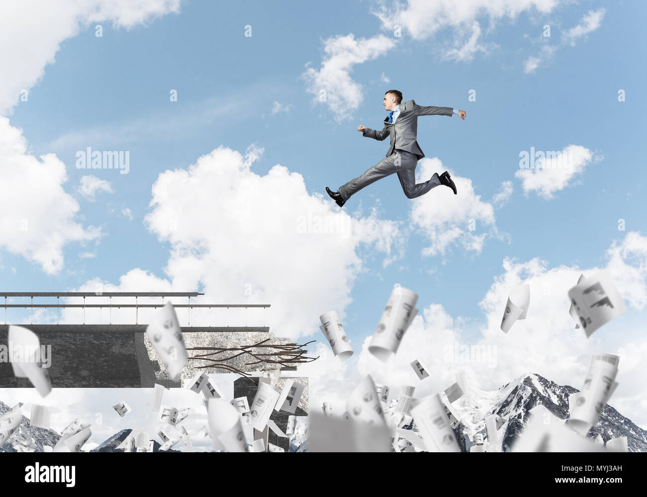 Problems and difficulties overcoming concept Stock Photo - Alamy