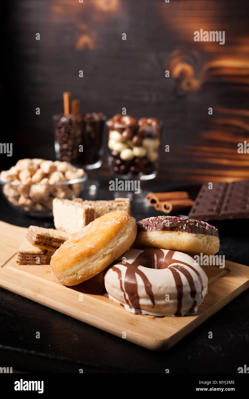 Different type of sweets Stock Photo - Alamy