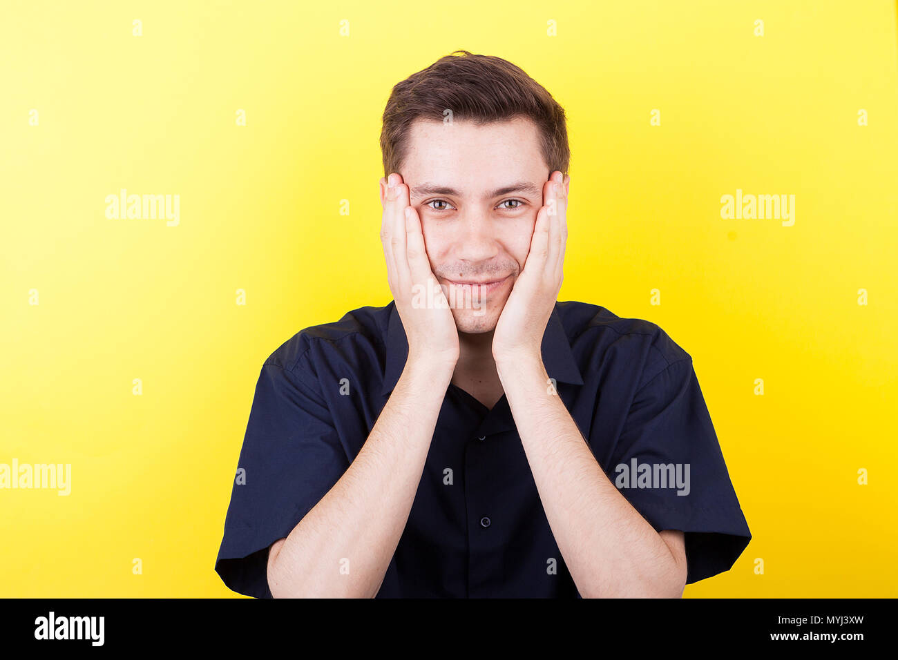 Yellow expression hi-res stock photography and images - Alamy