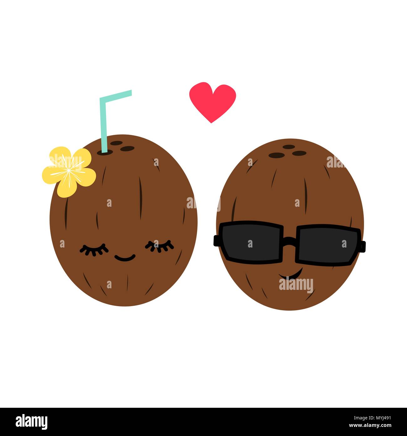 Cute Coconut Clipart