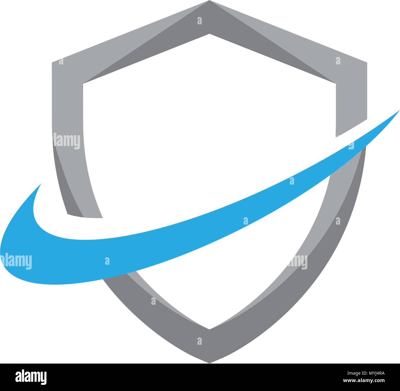 Shield symbol logo template vector illustration design Stock Vector ...