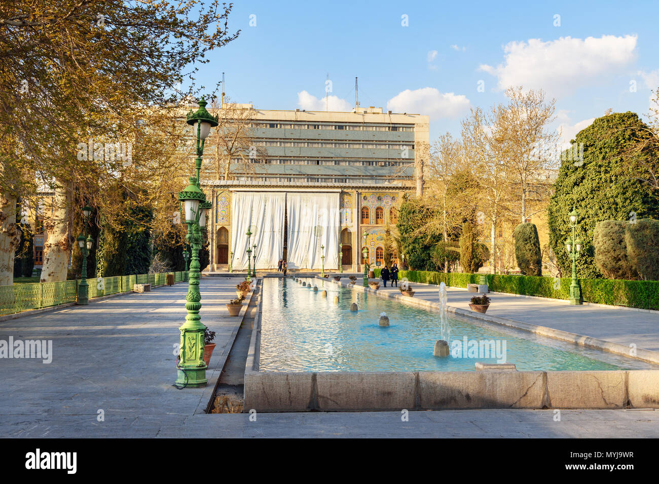 Tehran, Iran - March 18, 2018: Golestan Palace is royal Qajar complex ...