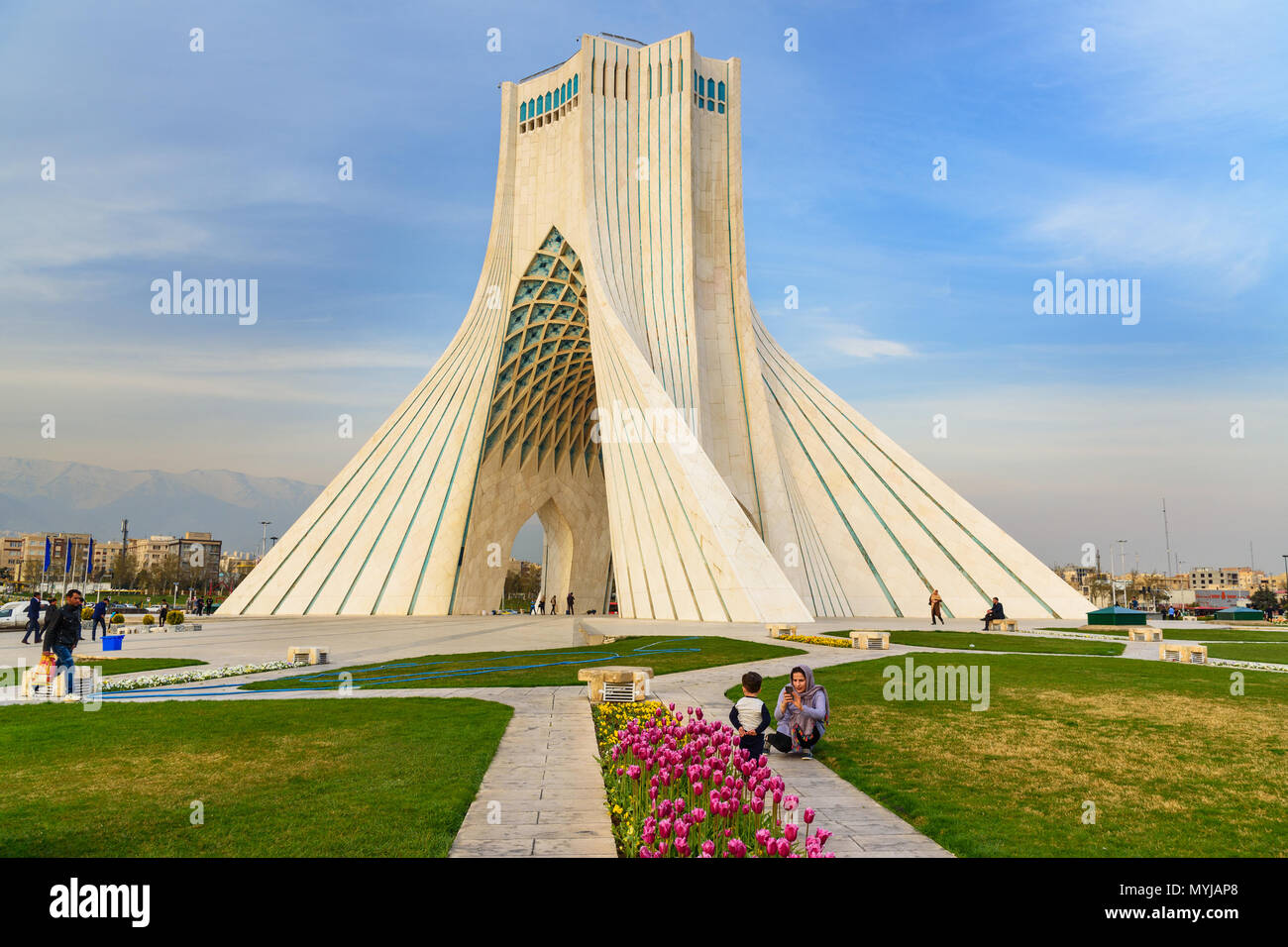 Asia iran tehran freedom monument hi-res stock photography and images ...