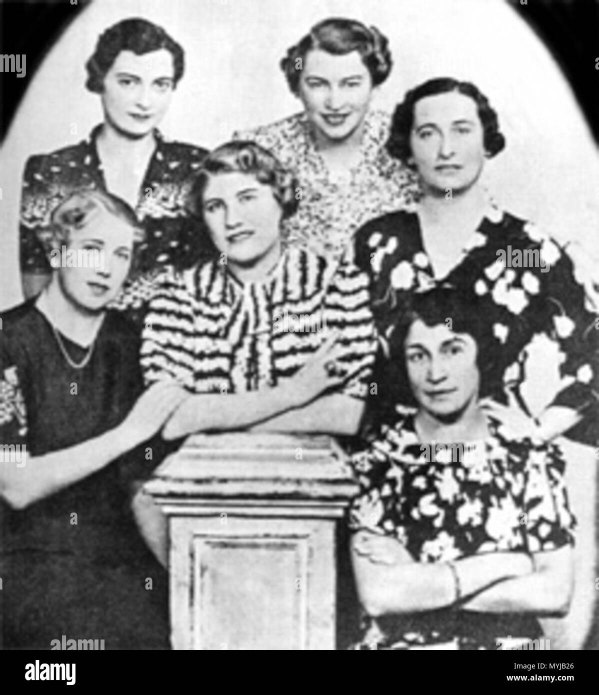 . photograph of Austrian Women's team . 1937. Unknown 310 Ladies1937@72 ...