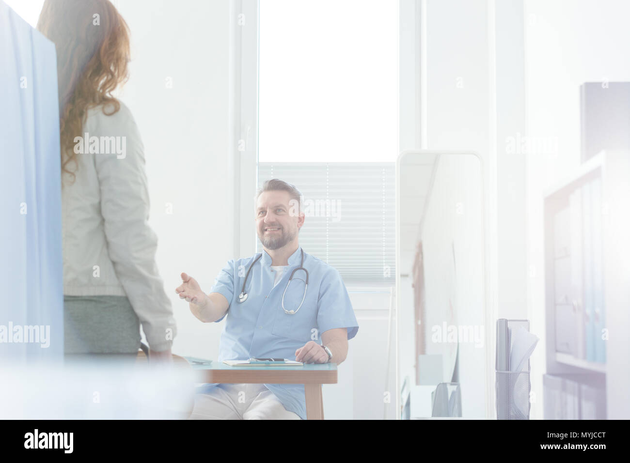 First hospital and treatment center hi-res stock photography and images ...