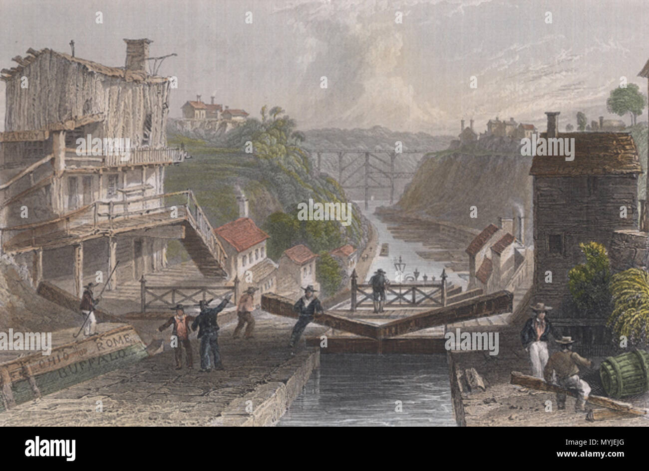 Lockport erie canal hi-res stock photography and images - Alamy