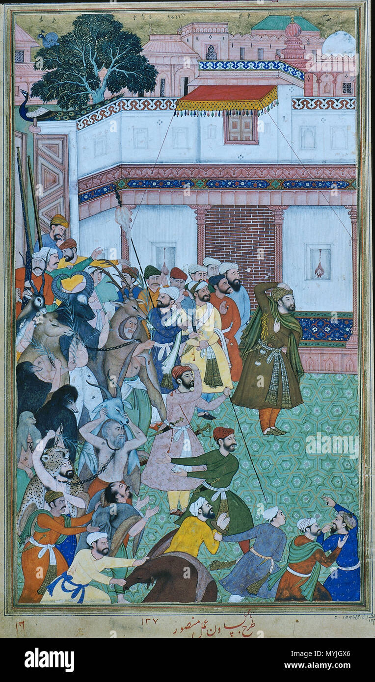 . English: Illustration by Ustad Mansur, known as Nãdir-al-’Asr ...