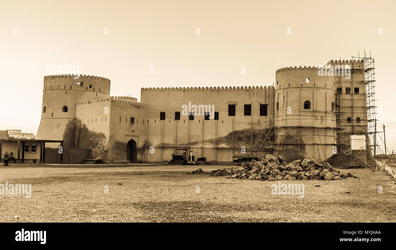 Old Fort under renovation Stock Photo - Alamy