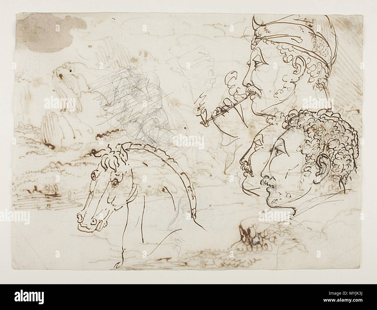 . English: Portrait of Feodor Iwanowitsch Kalmyk (1763-1832), the ...