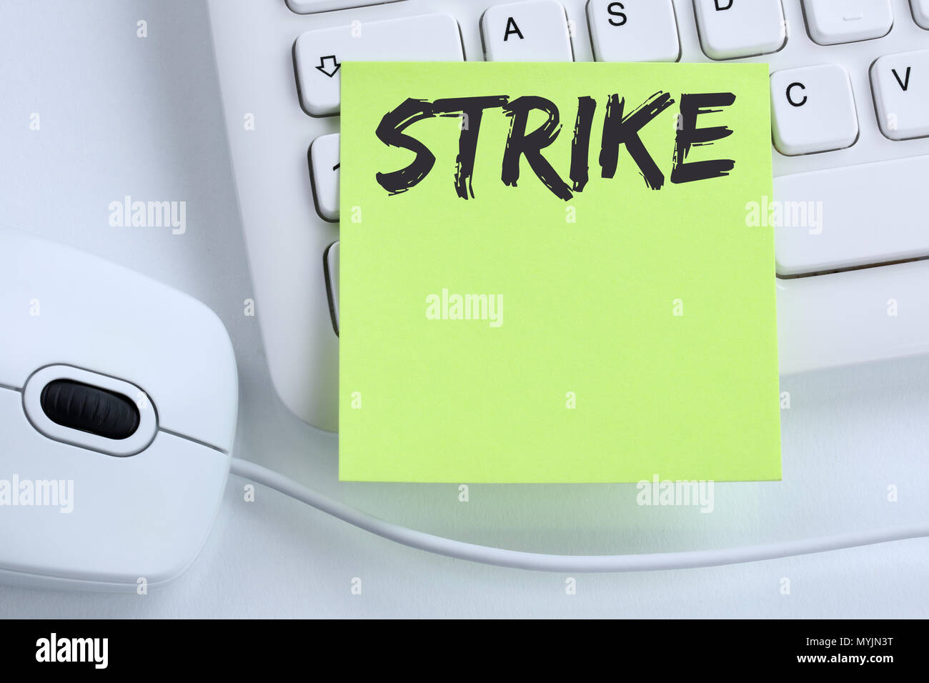 Strike protest action demonstrate jobs, job employees business concept ...