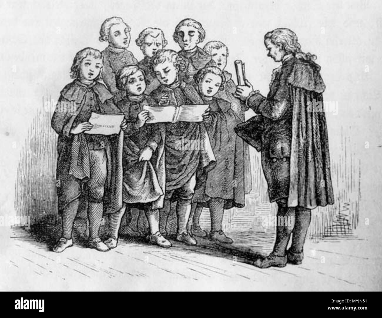 Children choir singing music hi-res stock photography and images - Alamy