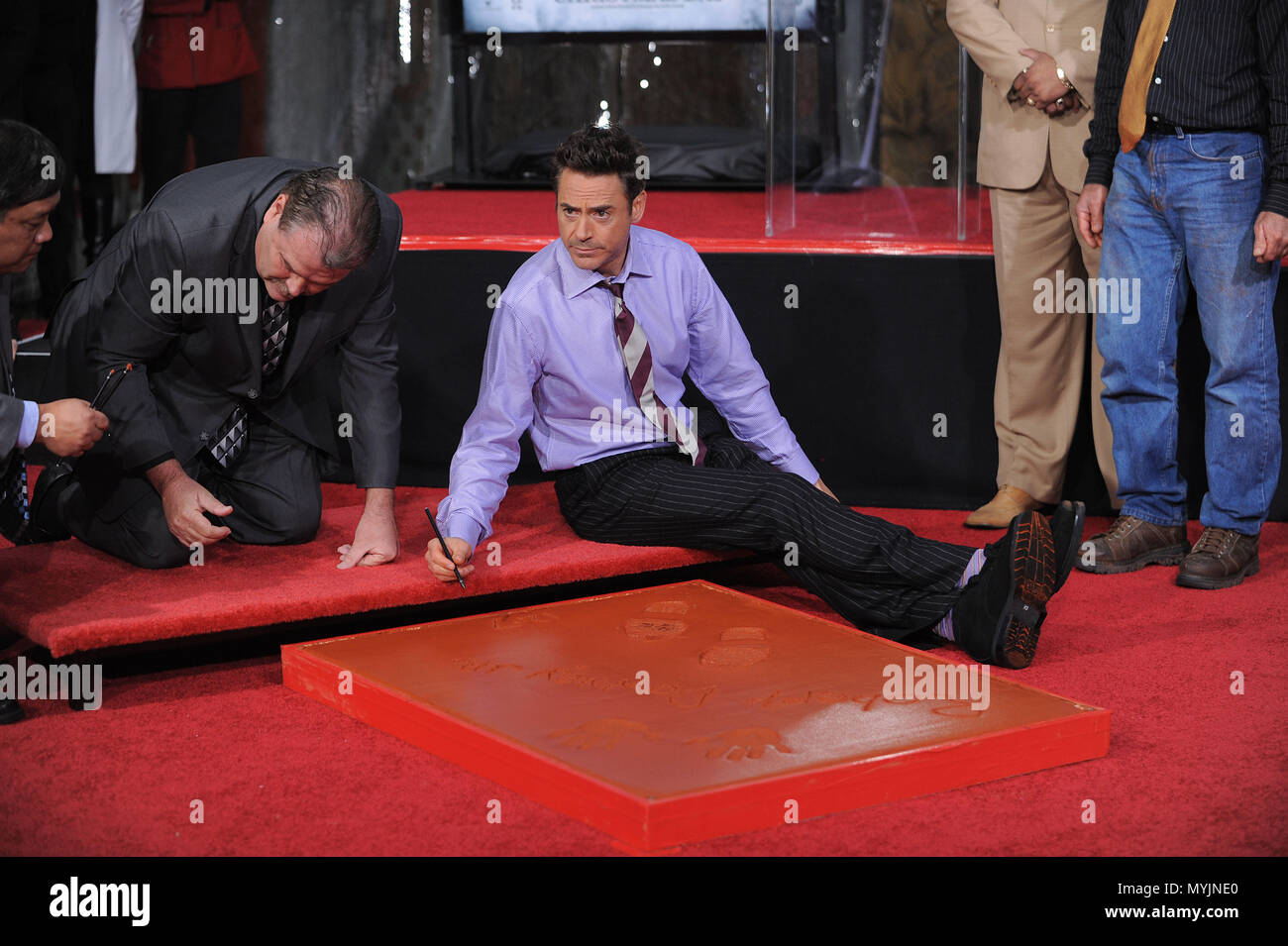 Robert Downey Jr 07 - Robert Downey Jr. Hand & Footprints Ceremony at ...