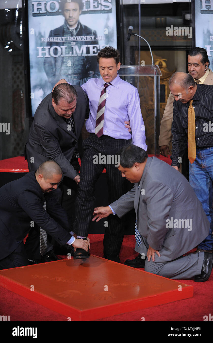 Robert Downey Jr 20 - Robert Downey Jr. Hand & Footprints Ceremony at ...
