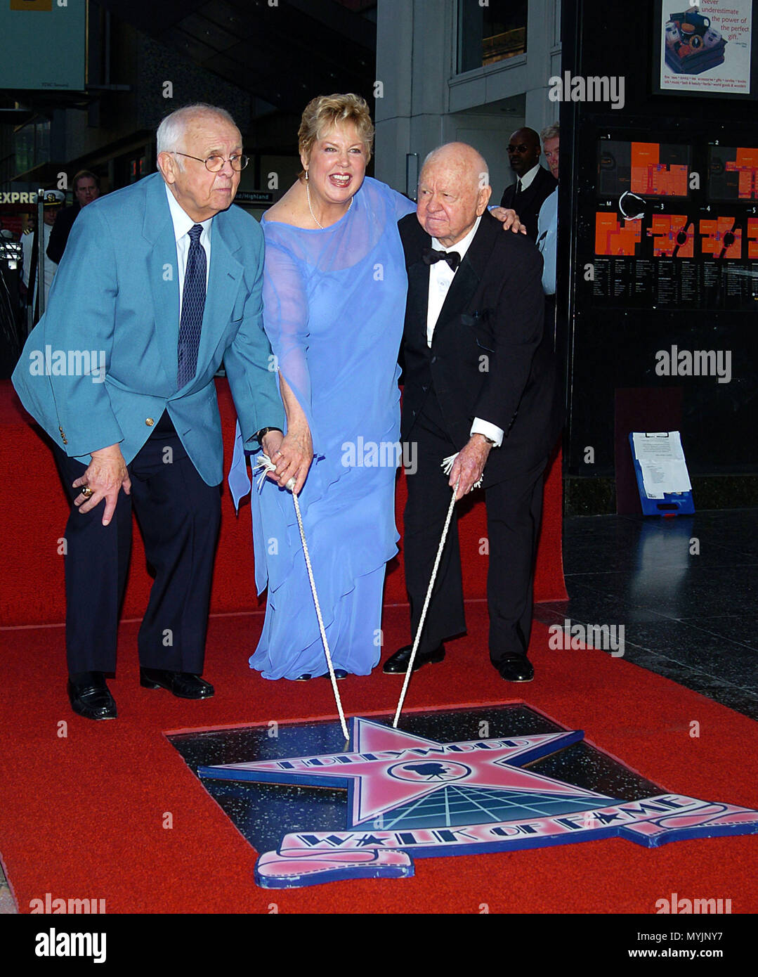 Mickey Rooney and his wife Jan Rooney received the 2252th star on the ...