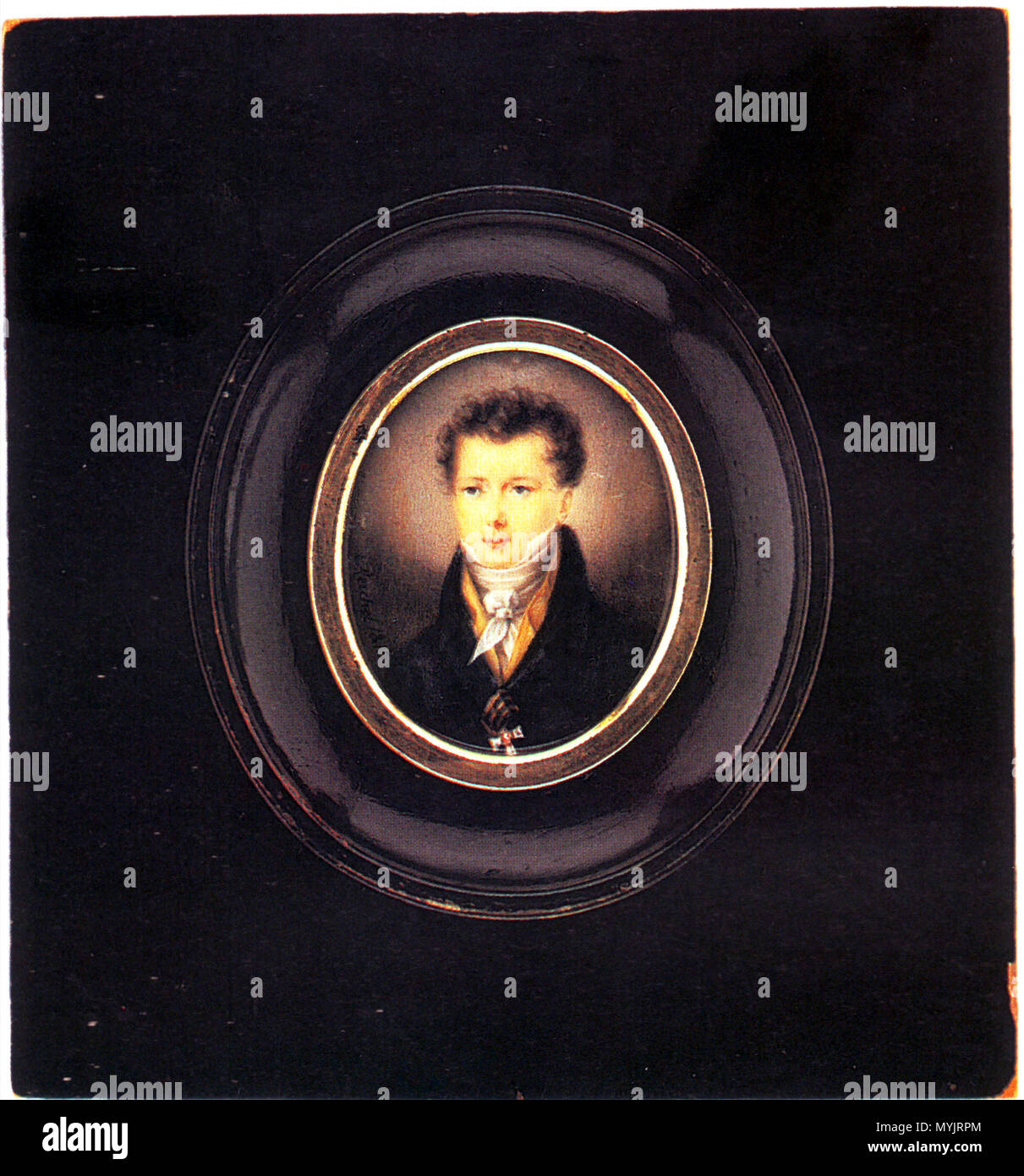 . Портрет барона Льва Карловича Боде. Baron Lev Bode . 1815. Рейхель ...