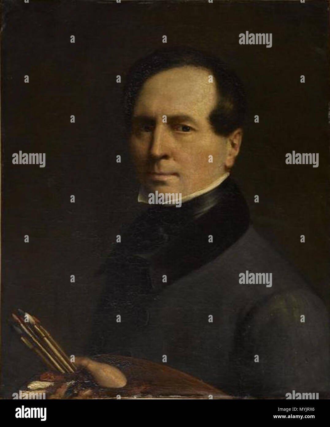 . Self-portrait . c. 1843 308 La Caze, Louis - selfportrait - c.1843 ...