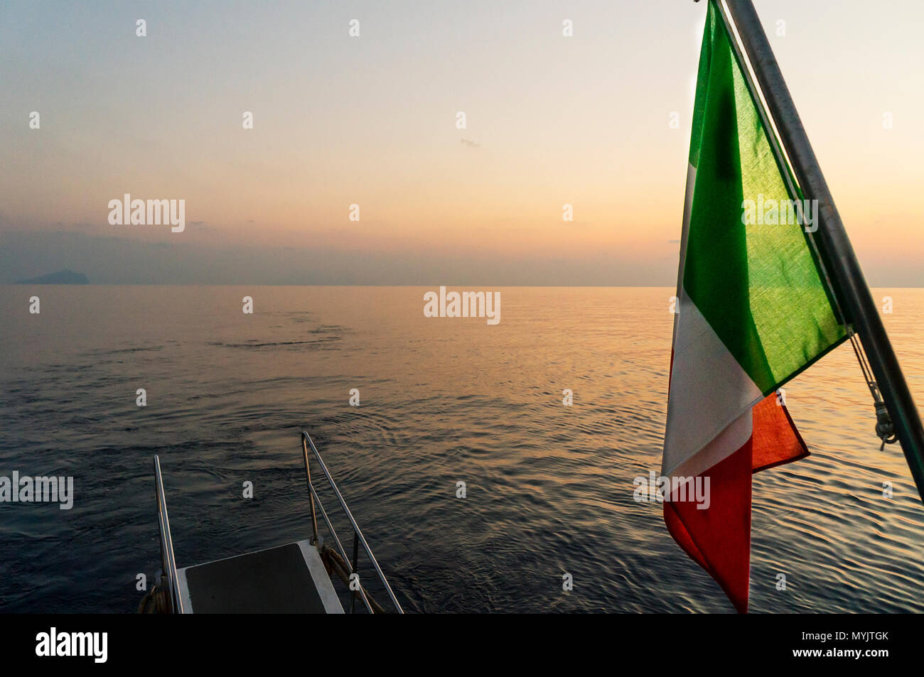 Italian nautical flag hi-res stock photography and images - Alamy