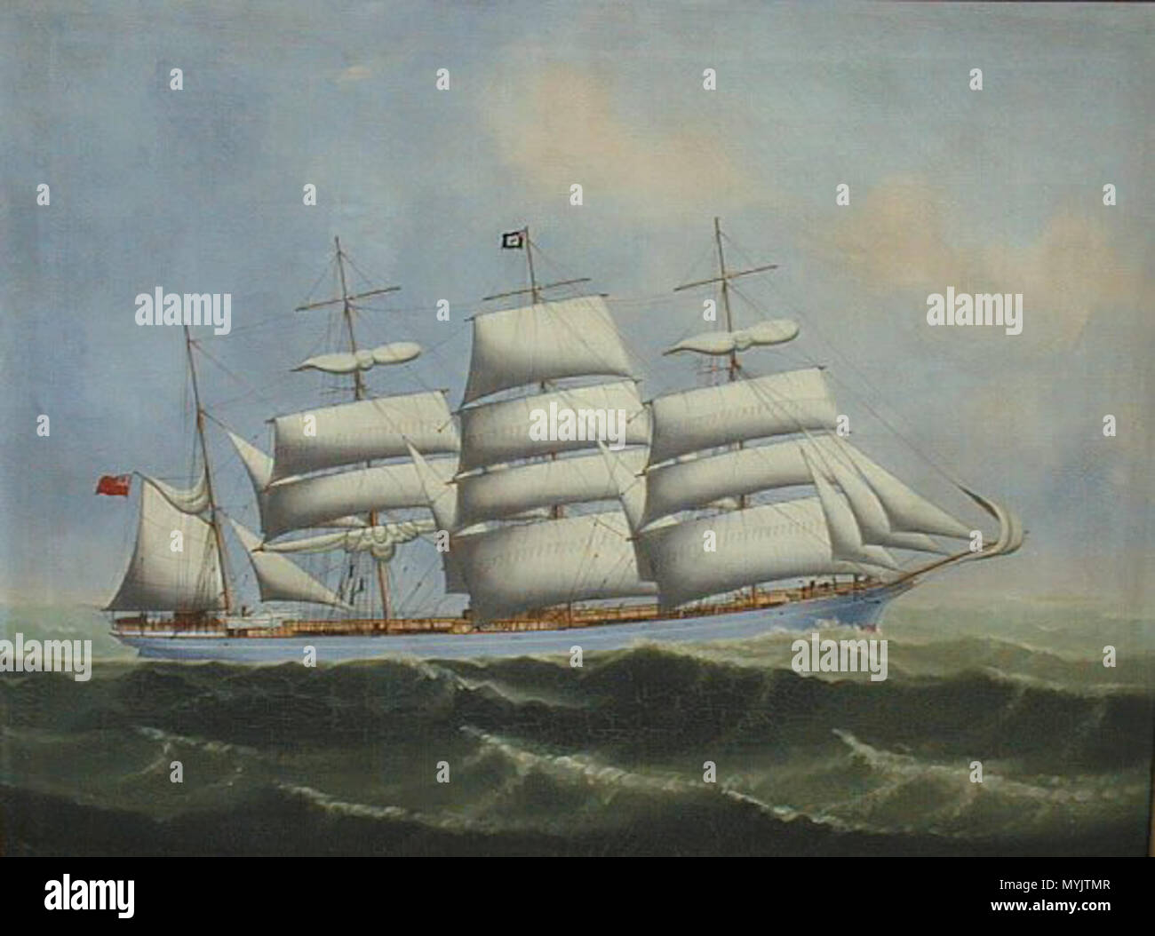 311 Lai Fong - Ship Portrait of the Scotish four-masted barque „Dowan ...