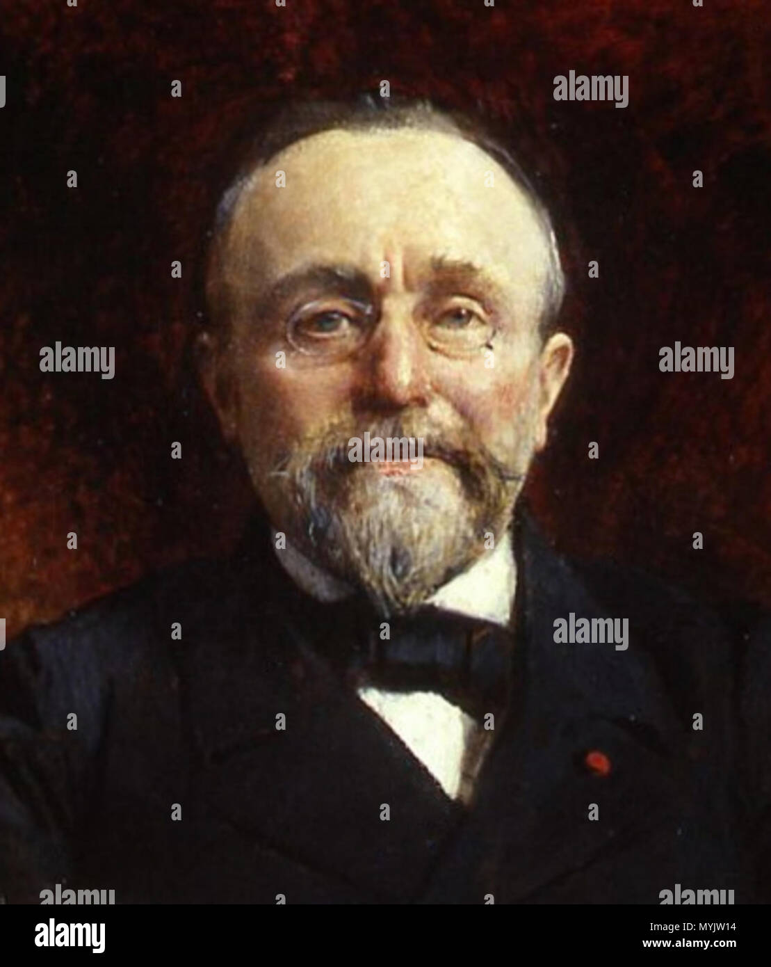 . English: Détail of a portrait of Prof. Louis Landouzy (1845-1917), by ...