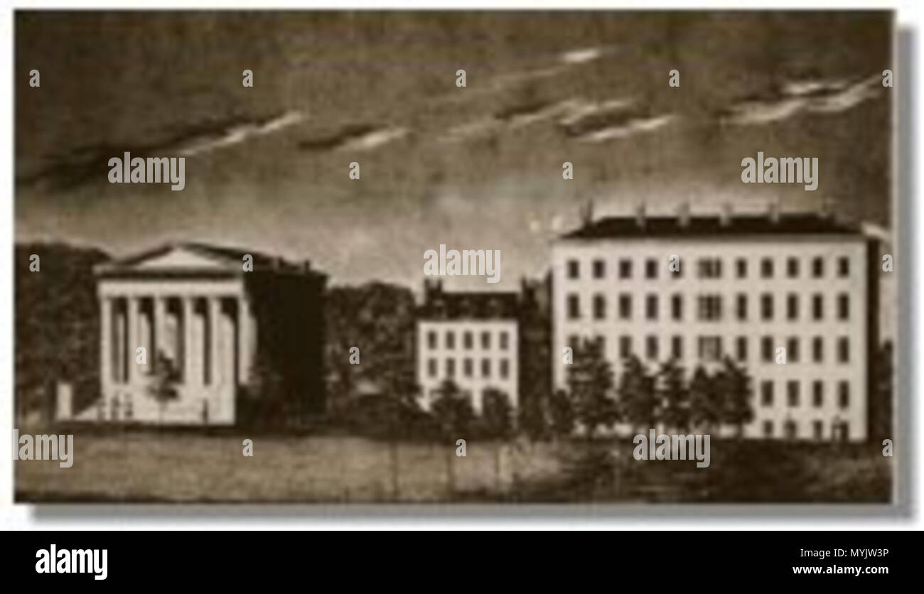 . English: Sketch of Lane Theological Seminary (Cincinnati, OH) as it ...