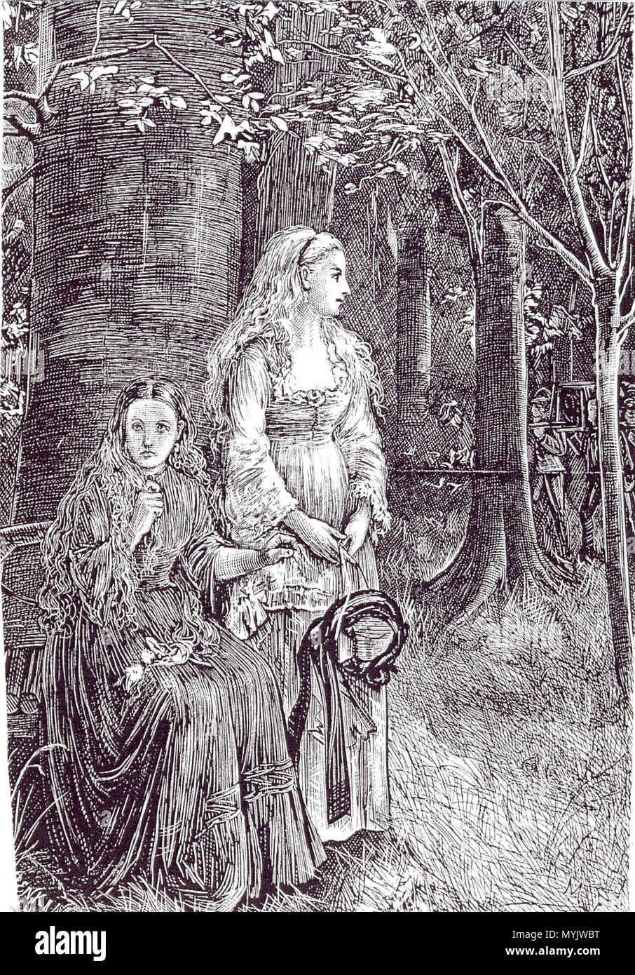 . English: Illustration by Michael Fitzgerald for Le Fanu's story ...